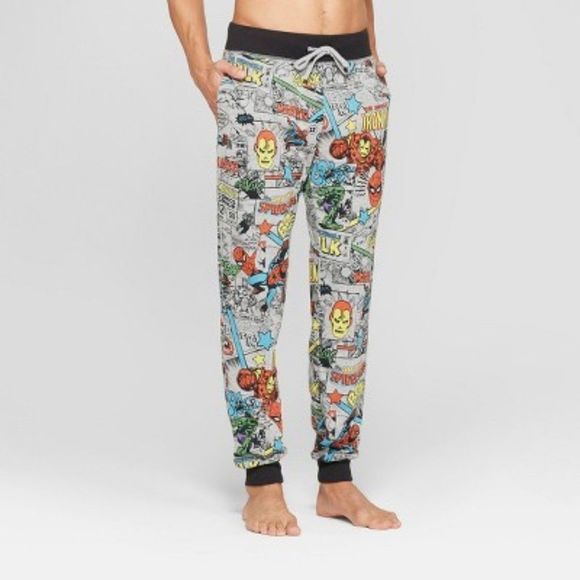Marvel | Pants | Mens Marvel Novelty Jogger Pajama Pants | Poshmark